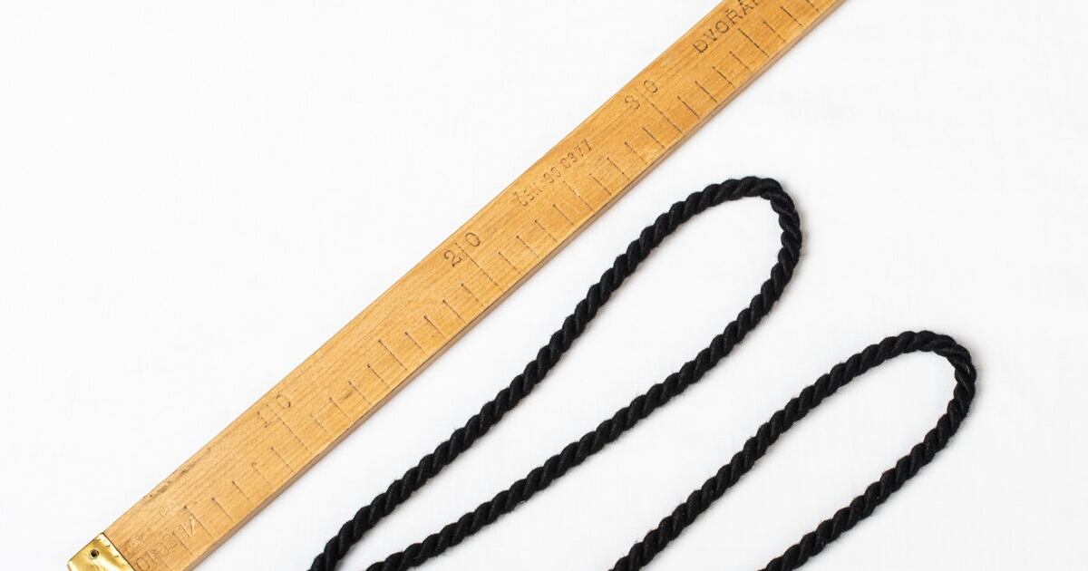 Úvaz černý s kuličkou - Bytový textil