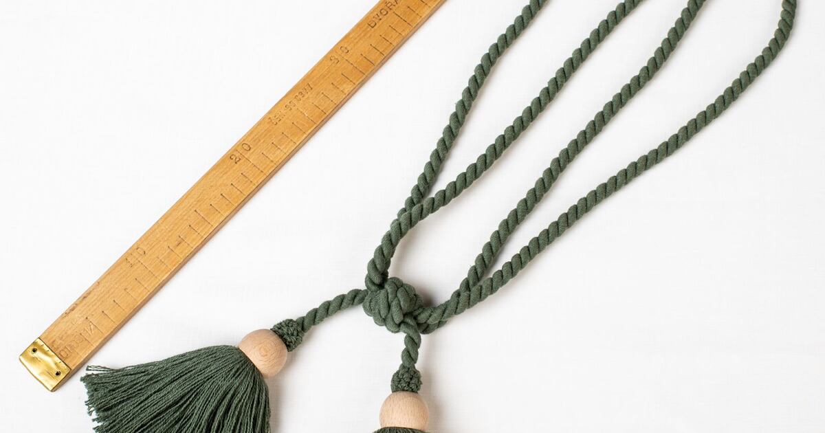 Úvaz tmavě zelený - Bytový textil