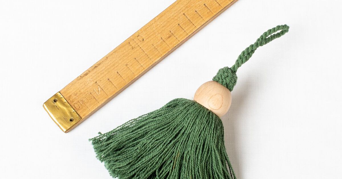 Střapec zelený - Bytový textil